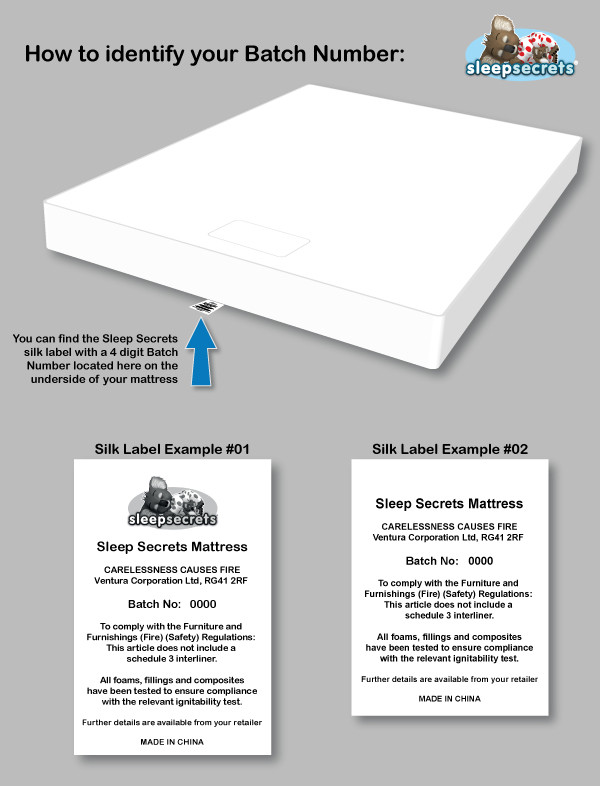 Sleep Secrets Mattresses | United Kingdom Association of Fire Investigators