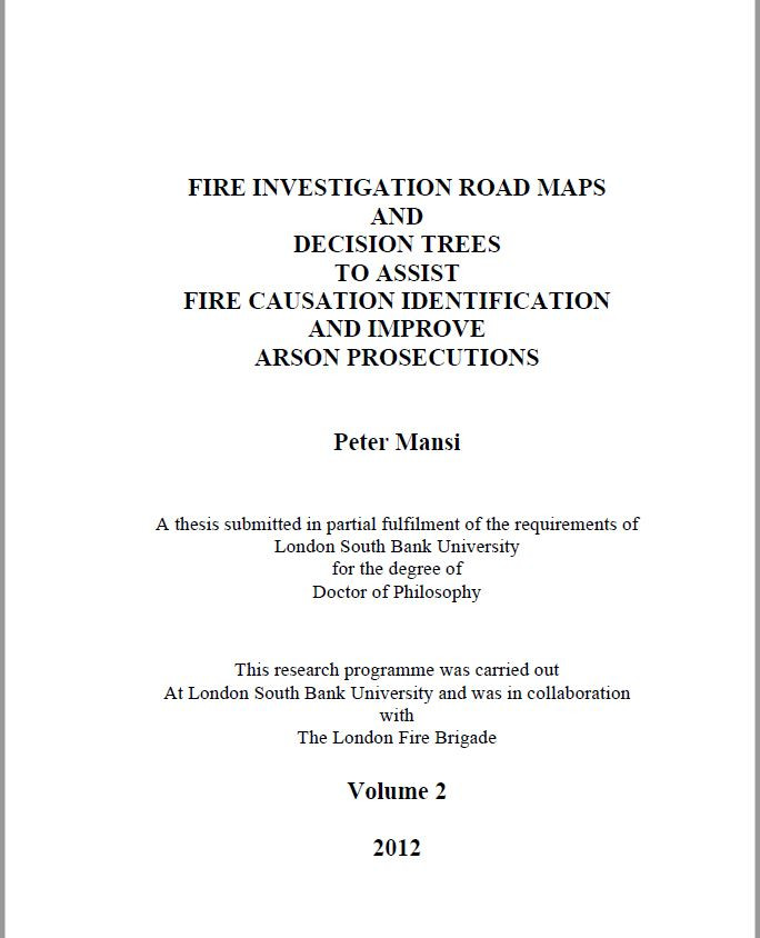 FIRE INVESTIGATION ROAD MAPS AND DECISION TREES Vol 2 | Downloads ...
